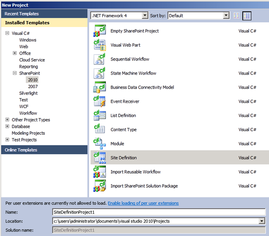 HOW TO: Create a custom site definition in SharePoint 2010 - Todd Baginski's Blog